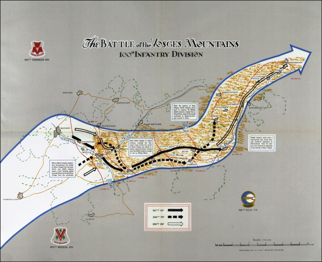 Maps - 100th Infantry Division