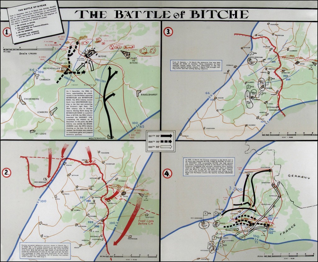 Maps - 100th Infantry Division